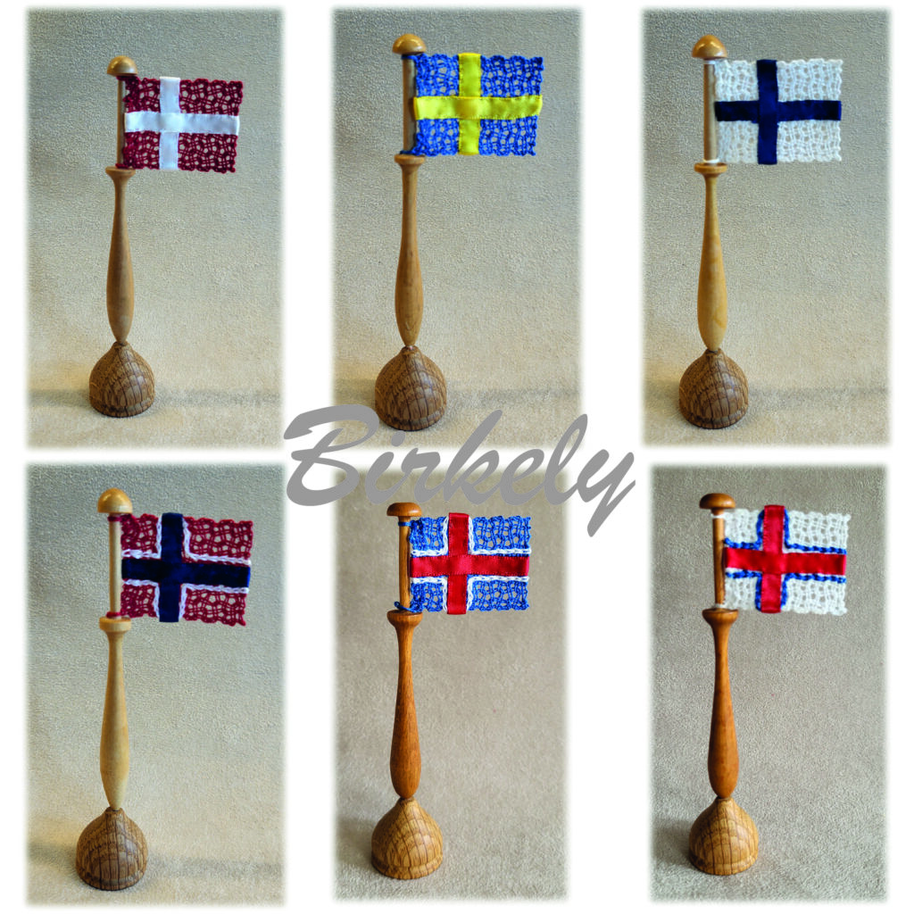 Flag til kniplepind – Birkely Kniplinger
